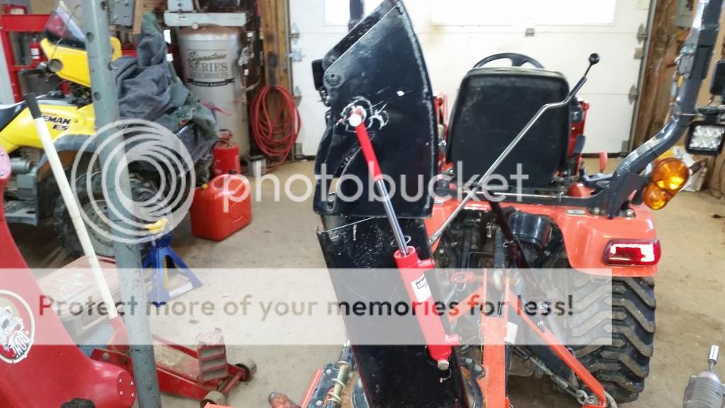 Converting Kubota B2789 blower to hydraulic rotation and deflection ...